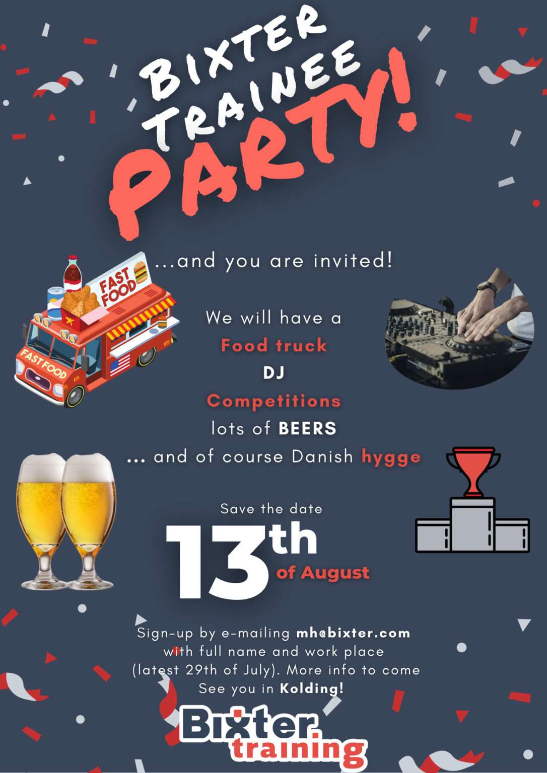 Bixter trainee party - Bixter training
